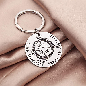 Best Friends Birthday Gifts for Women Friendship Best Friend Gift Friendship Gifts for Women Friends for Women Men Teen Girls Long Distance Friendship Going Away Compass Gifts Birthday Wedding