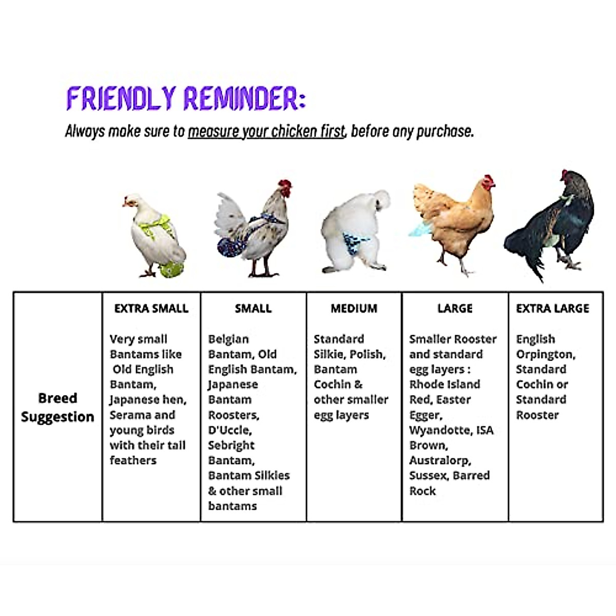 Washable Chicken Diapers for Hens or Roosters - Fashionable Nappy - Pet Chicken Diaper (Lavender Batik, Small)