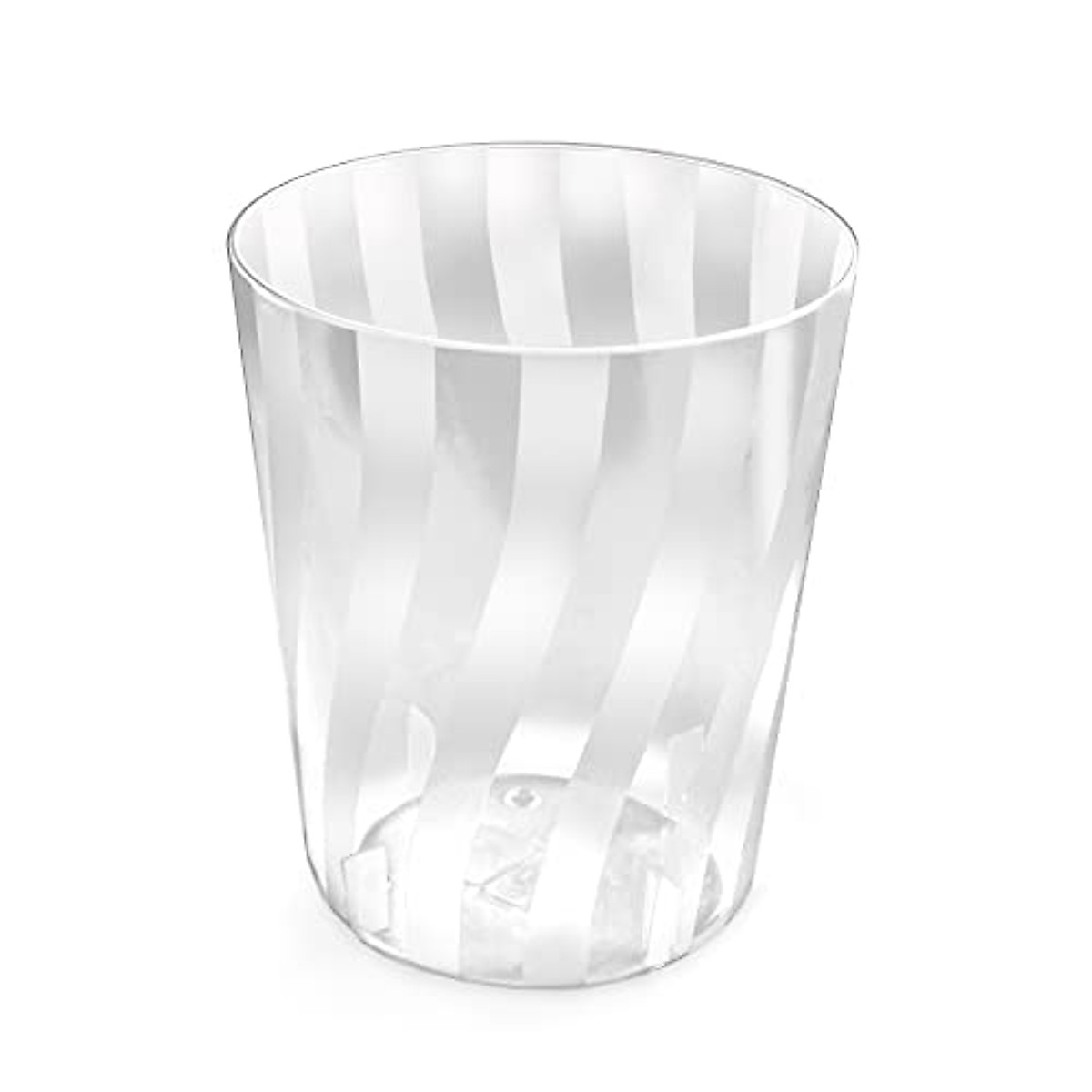 Azar Displays 222966 Acrylic Clear Wastebasket Trash Can Bin