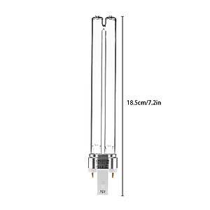 coospider-repta 2 Pack 13 Watts UV UVC G23 Base Germicidal Ultraviolet Light Bulb Compatible w/Jebao Pond Sunsun Grech, UV Light for Pond