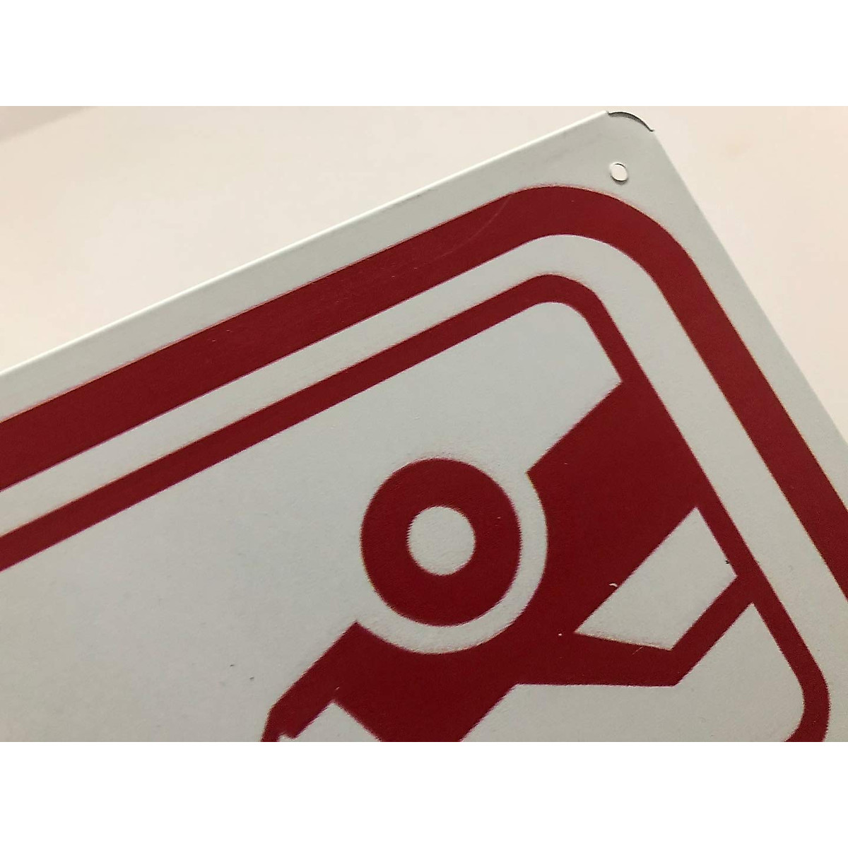 New Metal Sign Aluminum Sign No Semi Trucks with Symbol Allowed for Outdoor & Indoor 12" x 8"