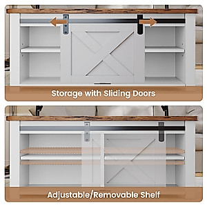 SEDETA 31.5" Lift Top Coffee Table with Storage, Square Coffee Table for Living Room, Farmhouse Coffee Table with Large Hidden Storage Compartment and Adjustable Shelves, White
