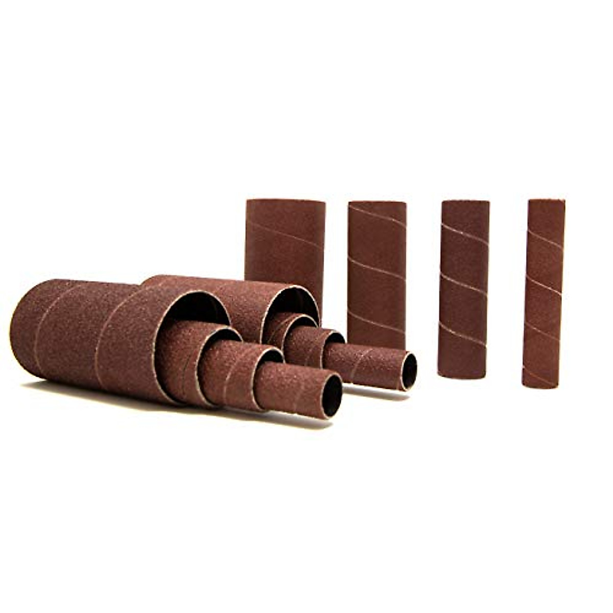 WEN 5932SPC Replacement Spindle Sanding Sleeves, Assorted Sandpaper Grits, 12 Pack