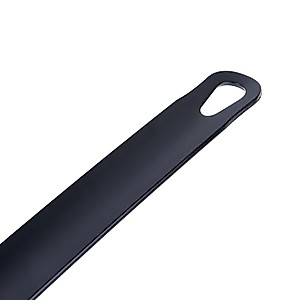 Restaurantware Met Lux 16 Inch Fry Pan, 1 Lightweight Frying Pan - Induction-Ready, Triple-Riveted, Black Carbon Steel Cooking Skillet, Durable, For Searing, Sauteing, And Browning Food