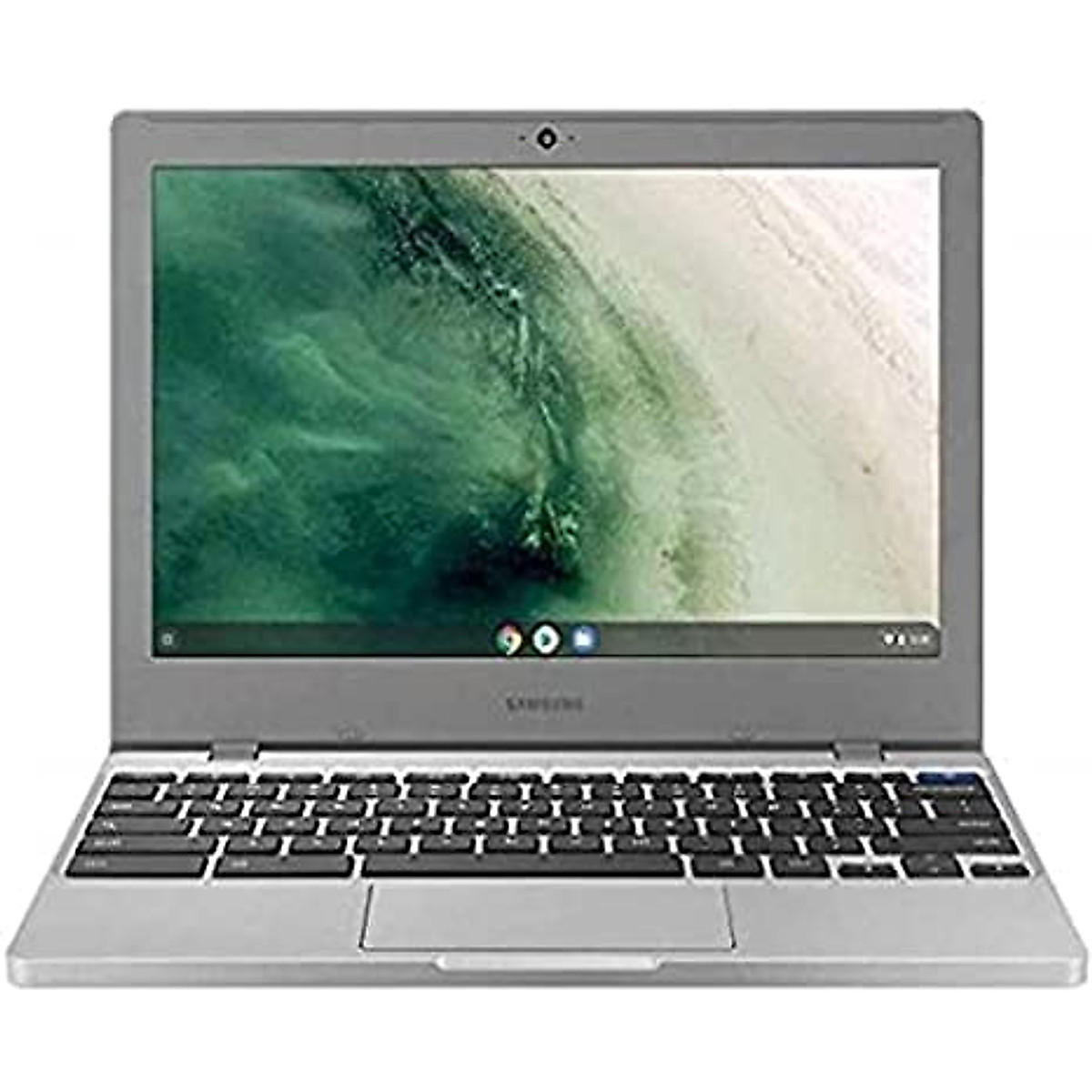 SAMSUNG 11 Chromebook, 11.6-inch HD Display, Intel Celeron N4020, 4 GB DDR4 RAM, 32 GB eMMC, Chrome OS, Intel UHD Graphics 600, Platinum Titan W/ MD Accessories