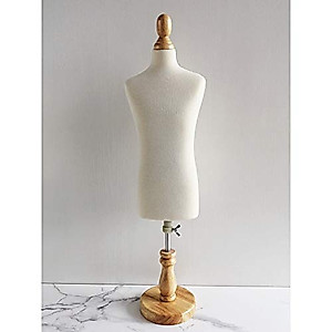 Tailors Dummy Mannequins Small Dressmakers Dummy Male, 1:2 Scale Adjustable Height, Tailor Manikins Mini Doll Dress Form Display Accessories Decoration Dressform Mannequin