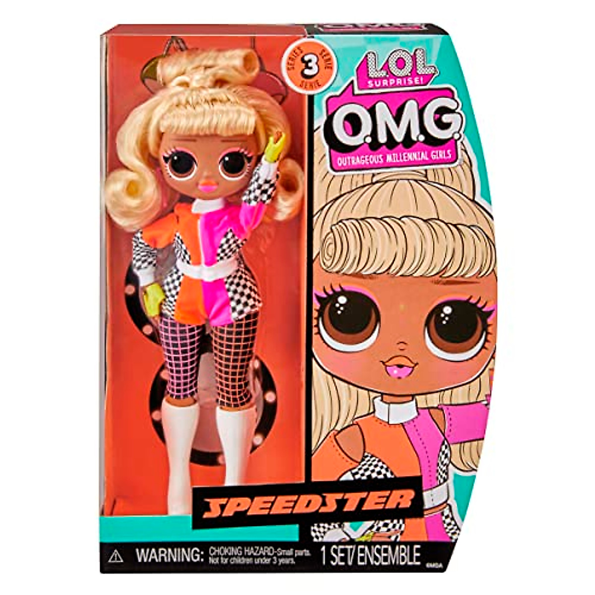 L.O.L. Surprise! O.M.G. Speedster Fashion Doll with Multiple Surprises and Fabulous Accessories – Great Gift for Kids Ages 4+