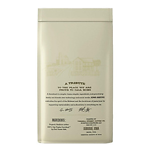 Iowa Native Fair Trade Organic 10 Ounce Ground Coffee, Farmhouse Breakfast Medium Roast