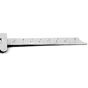 MEDSPO Professional Dental Orthodontic Gauge | Bracket Height Moveable Adjustable Locator Positioning | Measuring Spring Caliper | Dentist Lab Measuring Instruments Tools (Boley Gauge)