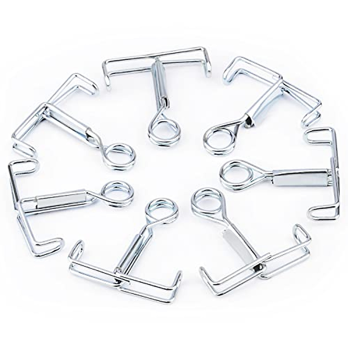 stonylab Mohr’s Pinchcock, 7 Pack Steel Tubing Clamps Mohr Pinchcock Clamps for Laboratory Research