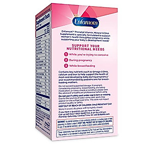 Enfamil Enfamom Prenatal Vitamin & Mineral, Supplement for Women with Calcium, Vitamin D, Vitamin C, Omega 3 DHA, 90 softgels (3 month supply)