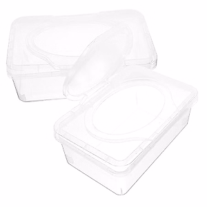 Masks Disposable 2pcs Wipe Box Wipes for Baby Diaper Dispenser Disposable Tissue Dispenser Travel case Portable Tissue Dispenser case Filling Wipe Holder Disposable Masks