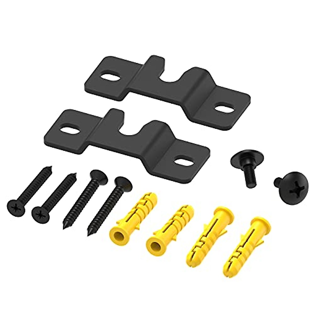 Vdsvksd Sound Bar Mounting Bracket,SoundBar Wall Mount Brackets for Vizio Soundbar Mounted Under or Above TV,Fits Most of Sound Bars,Soundbars Mounts Brackets with Hardware Kit