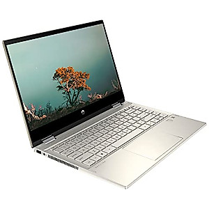 HP Pavilion x360 2-in-1 Laptop, 14" FHD Touchscreen Display, Intel Core i5-1135G7 Processor, 32GB RAM, 1TB SSD, Media Card Reader, Fingerprint Reader, HDMI, Wi-Fi 6, Windows 11 Home, Gold