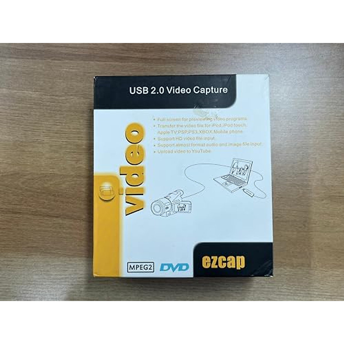 TCNEWCL Capture Card, USB Video Capture Card Devices, VCR VHS TV to DVD Converter, Edit and Digitize Analog Video for Windows Only