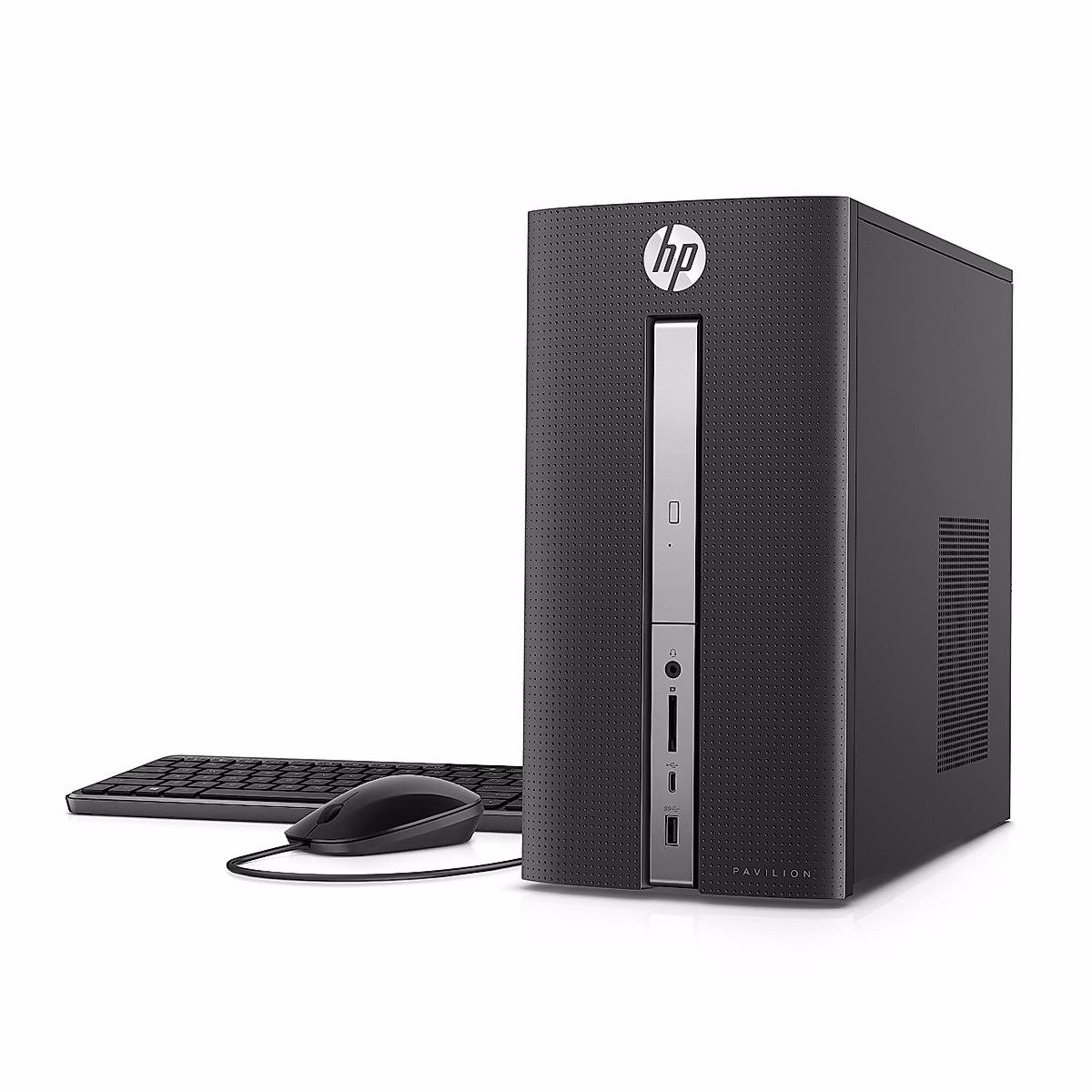 New HP Pavilion Desktop Computer 570, Intel Core i5-7400, 8GB RAM, 128SSD and 1TB HD, Windows 10