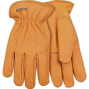 Kinco - Unlined Buffalo Leather Work Gloves, (81)