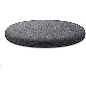 HIIGH Memory Foam Seat Cushion, Round Floor Cushion, Slow Rebound Soft Round Stool Cushion Chair Pads, Detachable Chair Pads, with Zipper, Multicolors ( Color : Dark Grey , Size : 30cm/12in )