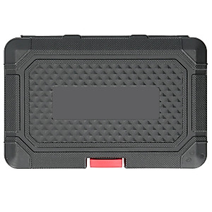 BTER Router Template Guide Set, 11pcs Solid Brass Template Guide Bushing Set, Portable Router Guide Bushing Kit with Carrying Case, Lock Nuts & Template Guide Adapter for Hinge Routing, Dovetailing