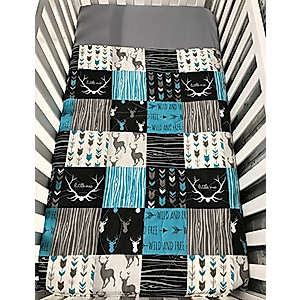 Baby Boy/Girl Chevron, Baby Bedding, Woodlands, Buck, Bear, Neutral, Crib Bedding, Nursery Room, Babylooms