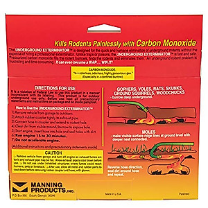 Manning Products Underground Exterminator