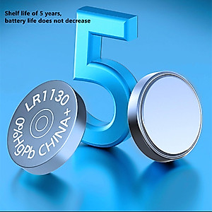 SKOANBE 10PCS LR1130 AG10 SG10 389 189 1.5V Button Coin Cell Battery