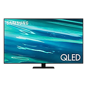 SAMSUNG 50-Inch Class QLED Q80A Series - 4K UHD Direct Full Array Quantum HDR 12x Smart TV with Alexa Built-in (QN50Q80AAFXZA, 2021 Model) (Renewed)