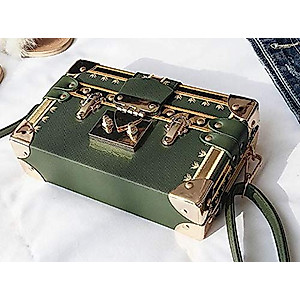 Nite closet Small Purse Gothic Lolita Vintage Satchel Women PU Leather Shoulder Bag (White)