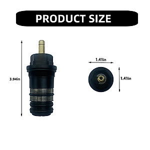 94282000 3/4-Inch Brass Thermostatic Cartridge Valve Spare Parts, Fit for Spare Parts and Accessories For 2- and 3-Hole Thermostatic Bathtub Fillers and Showers，Compatible With Hansgrohe Showers