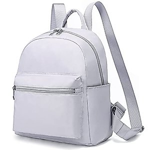LOVEVOOK Mini Backpack Purse Small Cute Fashion Light Grey Backpack for Women Wear-resistant