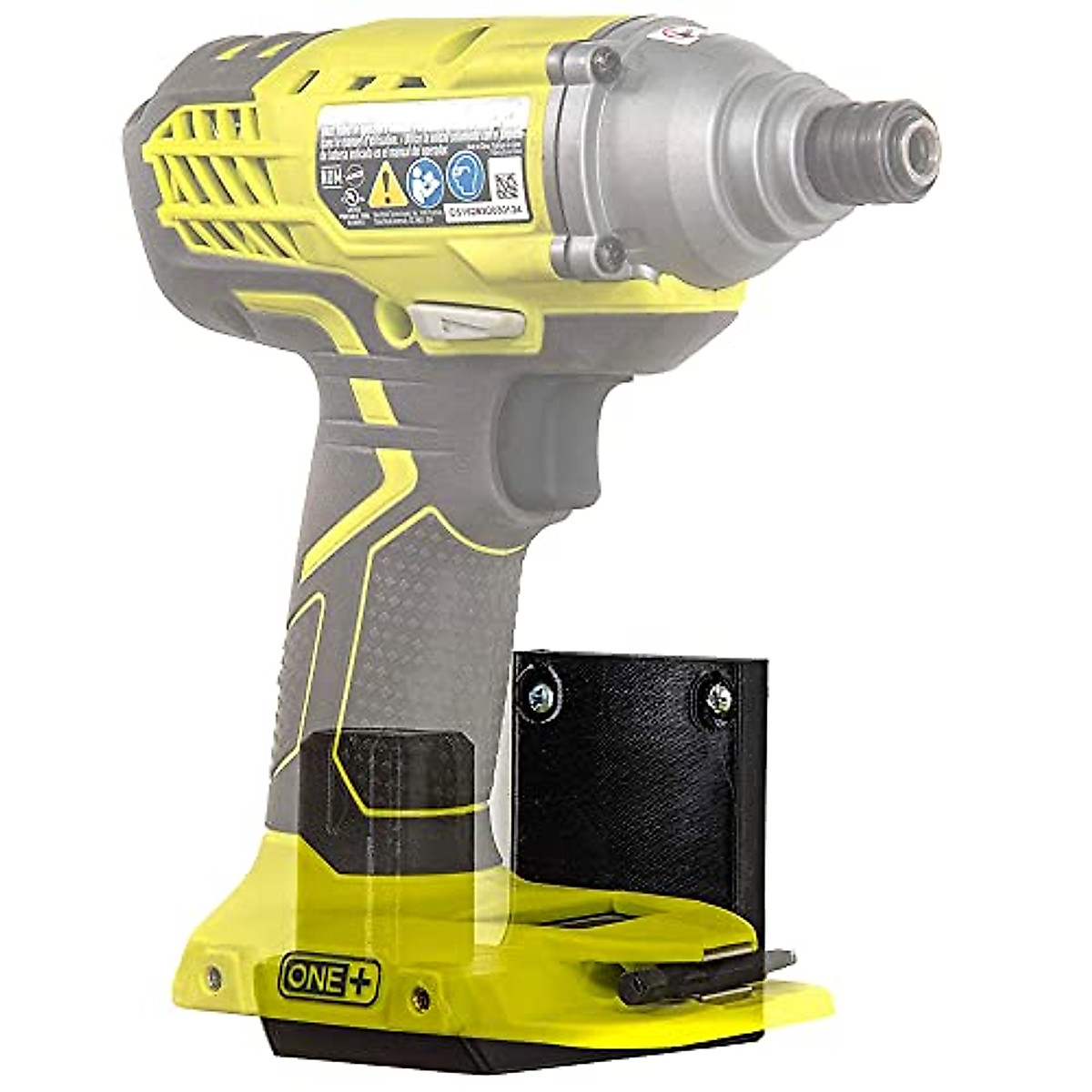 Spartan Mounts Tool Mount for Ryobi Power Tools, Right Mount Wall Display Hook, Power Tool Storage, Convenient Easy Access Garage Organizer, Durable Low Profile Bracket