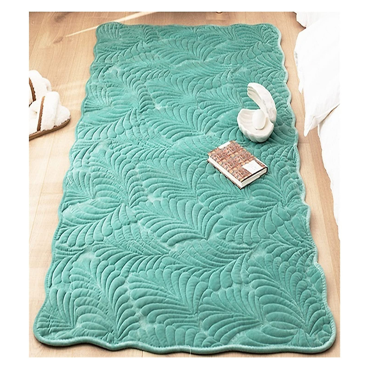 Velvet Quilted Couch Sofa Cover, Soft Sectional Couch Covers, Non-Slip Sofa Slipcover for Dogs Cats Pet Love Seat Recliner Leather L Shaped, Armrest Backrest Cover ( Color : #8 , Size : 45x45cm(1PC Pi