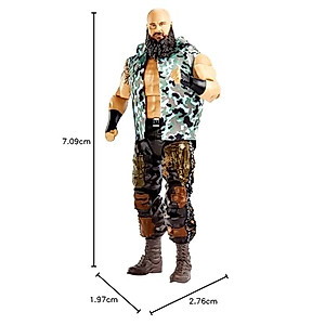 WWE MATTEL Braun Strowman Elite Collection Series 86 Action Figure 6 in Posable Collectible Gift Fans Ages 8 Years Old and Up​