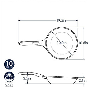 Nordic Ware Pro Cast 10 Inch Saute Skillet