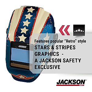 Jackson Safety HLX 100 Welding Hood - Ultra Lightweight Auto Darkening Welding Helmet with Insight Digital Variable ADF - ANSI Z87.1