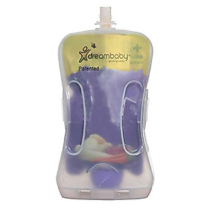 Dreambaby Pouch Pal Self Feeding Baby Food Pouch Holder - No Squeeze, No Spill, No Mess Reusable Container for Toddlers 1 Count (Pack of 1)