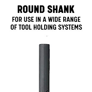 Drill America DWDN37/64 37/64" High Speed Steel Black Oxide Drill Bit, DWDN Series