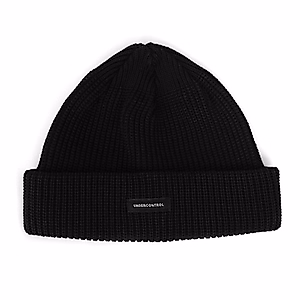 UNDERCONTROL Aerocool Comfortable Fourseasons Summer Beanie Free Size Cooling for Men Women Unisex Plain Light Weight Workout Cool Skull Hat Cap Made in Korea (Black)