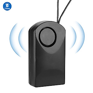 Door Handle Alarm, Home Security Touch Door Sensor 120db Anti Theft Security Alarm Door Knob for Home/Office/Shop/Bank