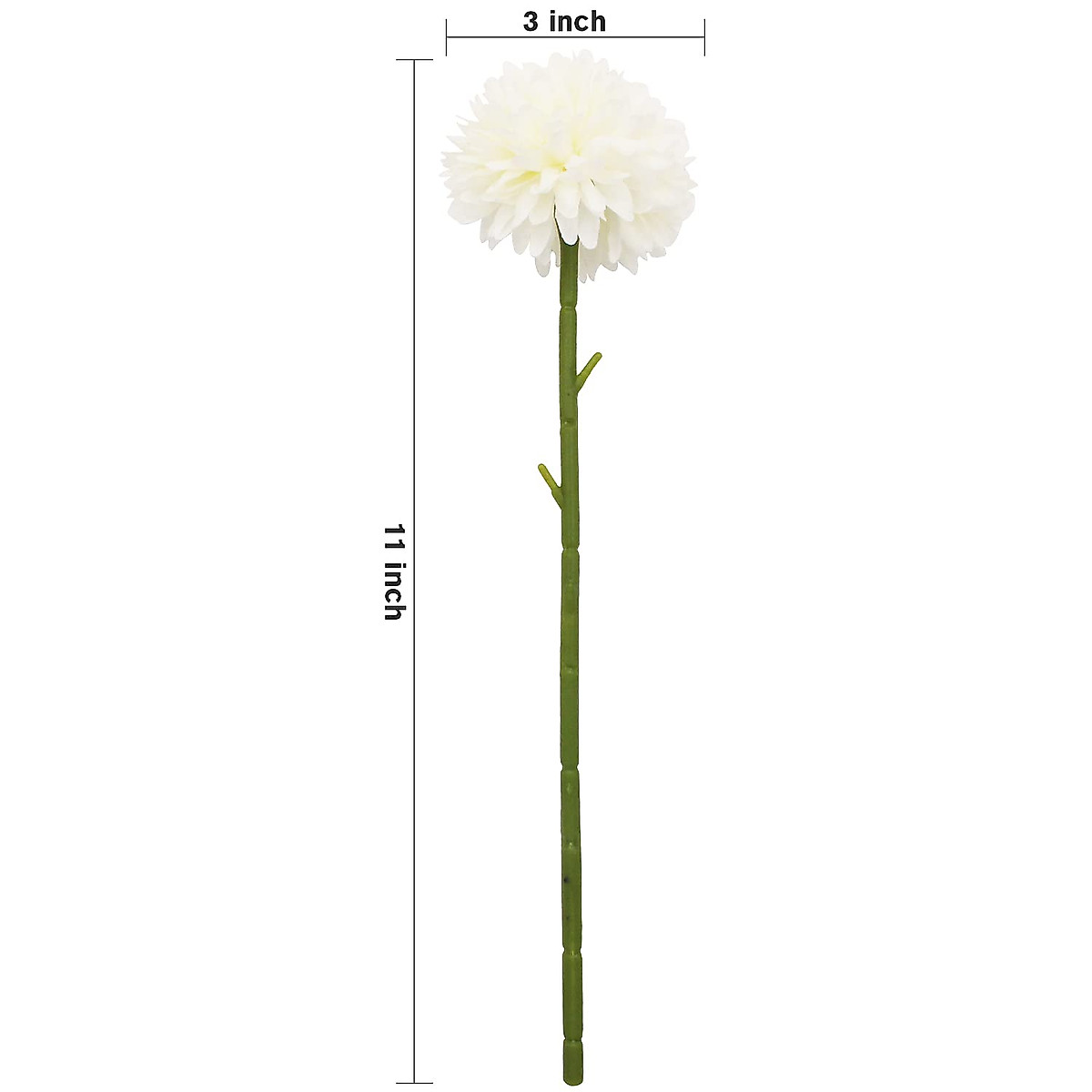 12 Pcs Artificial Flowers Chrysanthemum Ball Flowers Bouquet for Home Garden Party Wedding DecorationChristmas Party Baby Shower Decor Thanksgiving Gift Fake Flowers Silk Artificial Hydrangea