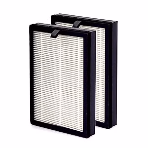 Nuwave Replacement HEPA/Carbon Filter 2-Pack for NuWave OxyPure Portable Air Purifier for Large Room and Home