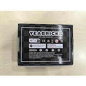 YEABRICKS LED Light for Lego-76917 Speed Fast 2 Furious Nissan Skyline GT-R Building Blocks Model (Lego Set NOT Included)
