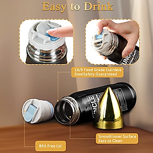 RHONGE Uncle Gifts, Best Uncle Ever Tumbler With Lid 17 Oz, Uncles Birthday Gift From Niece Nephew, Father's Day Present, Bullet Insulated Cup, Travel Cup