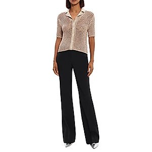 Theory Women's Shrunken Camp Shirt, Bone, Medium
