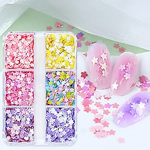 Flowers Glitter Resin Fillings Flakes Sequins Epoxy Resin Mold Fillers for DIY Jewelry Making Nail Art Decors