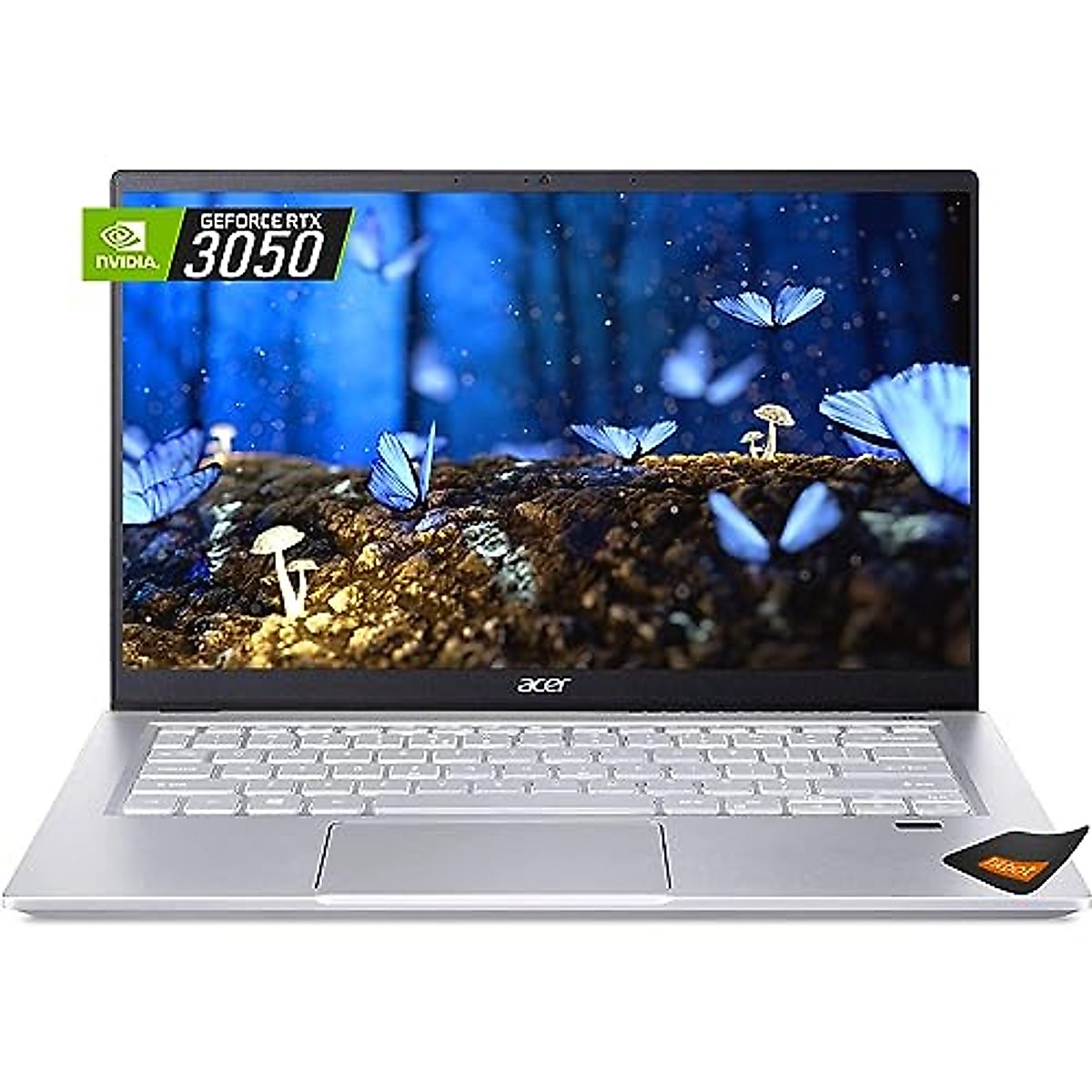 Acer Swift X Creator Laptop | 14" FHD 100% sRGB | AMD Ryzen 5 5600U | NVIDIA GeForce RTX 3050 | LPDDR4X | Wi-Fi 6 | Backlit Keyboard | Windows 11 Home | w/Mousepad (8GB LPDDR4X RAM | 1TB PCIe SSD)