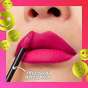 Maybelline Super Stay Matte Ink Liquid Lip Color, Moodmakers Lipstick Collection, Long Lasting, Transfer Proof Lip Makeup, De-Stresser, Mauve Nude, 1 Count