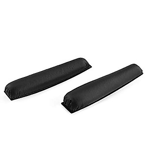 Geekria Protein Leather Headband Pad Compatible with Sennheiser PX100, PX200, PX80 Headphone Replacement Headband/Headband Cushion/Replacement Pad Repair Parts (Black).