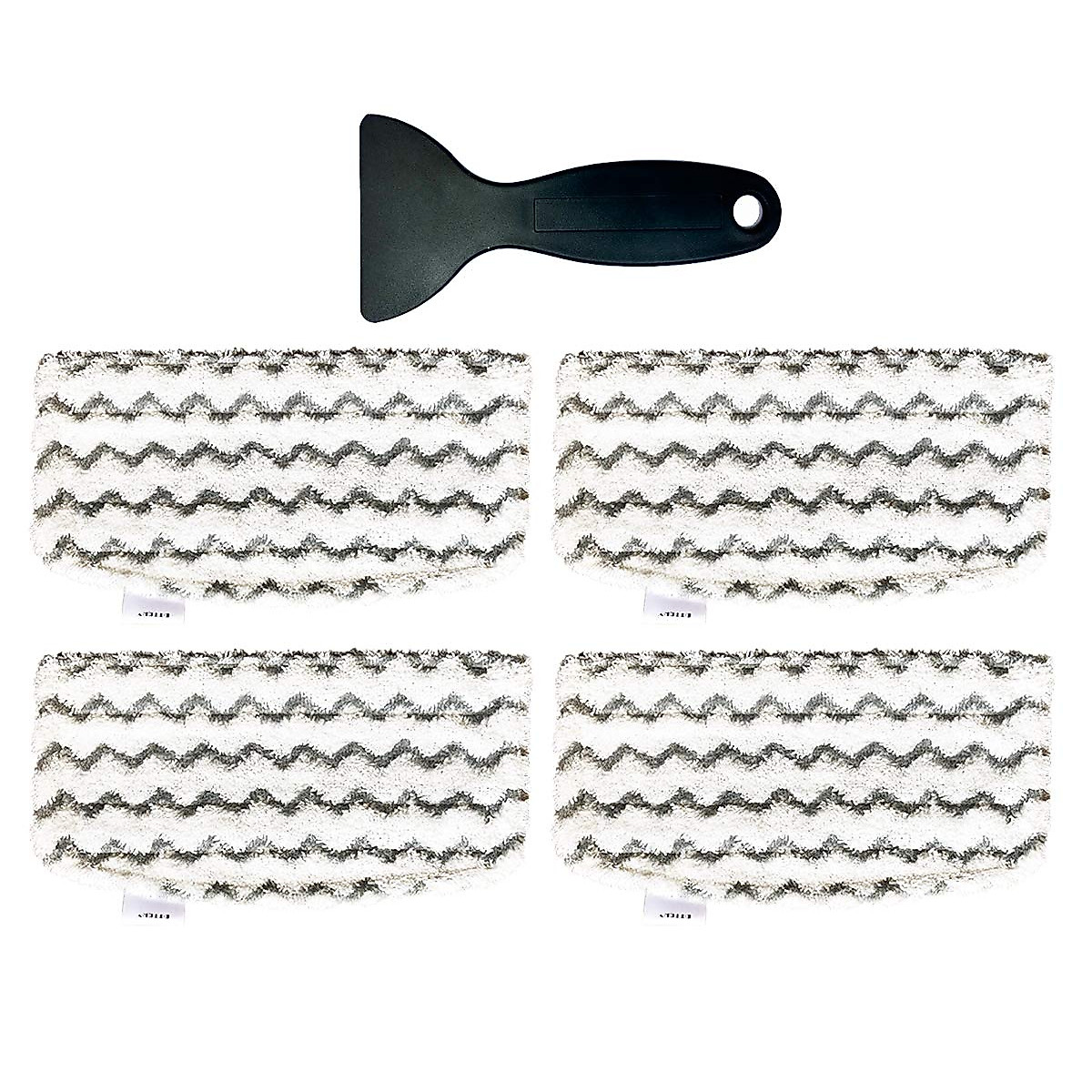 Dttery 4 Pack for Shark Steam Mop S1000 S1000A S1000C S1000WM S1001C S1200 Rectangle Dirt Grip Washable Microfiber Pads Replacement Part P1000C5