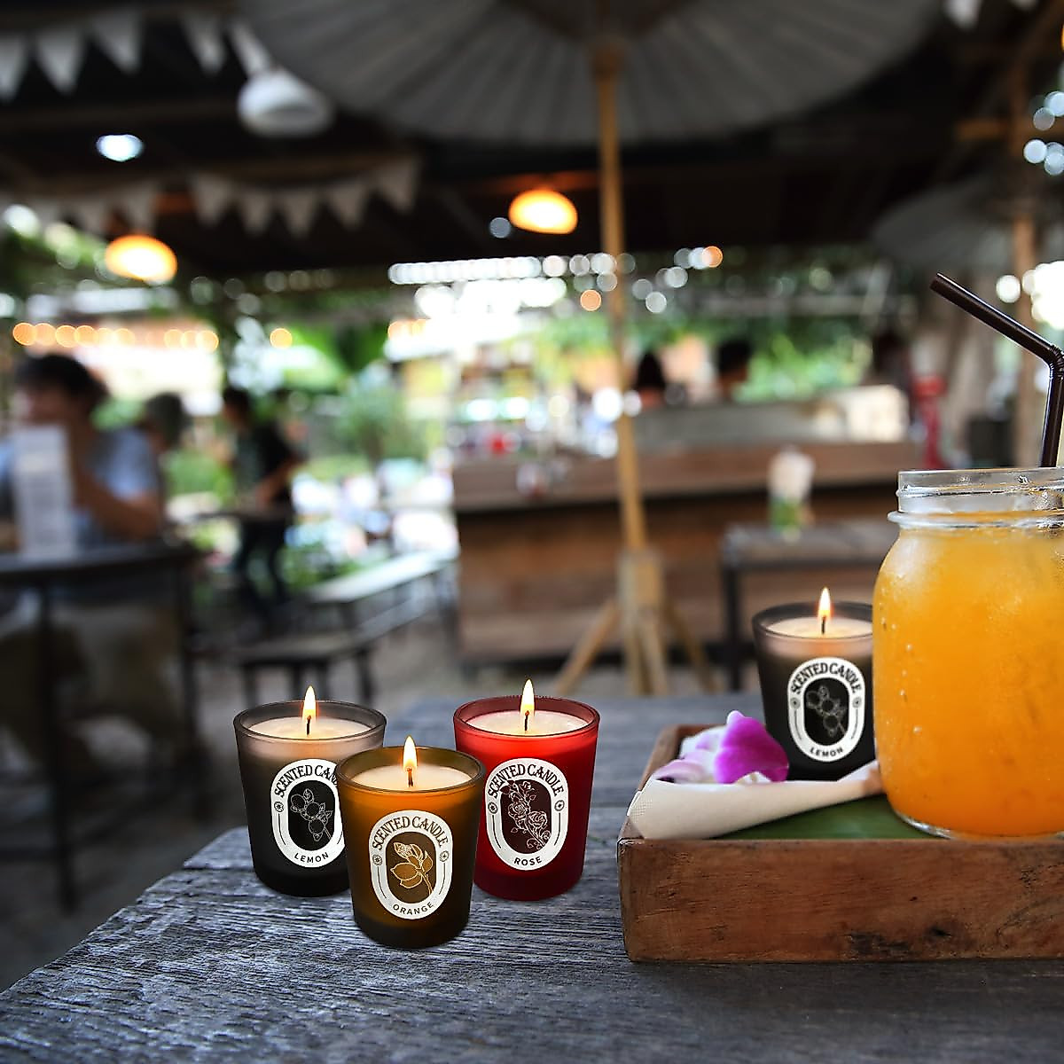 Scented Candles Gift Set of 12 Pack, Glass Jar Candles for 6 Scented, Long Lasting Soy Wax Aromatherapy Candle Set, Best Gifts with Gift Box for Every One